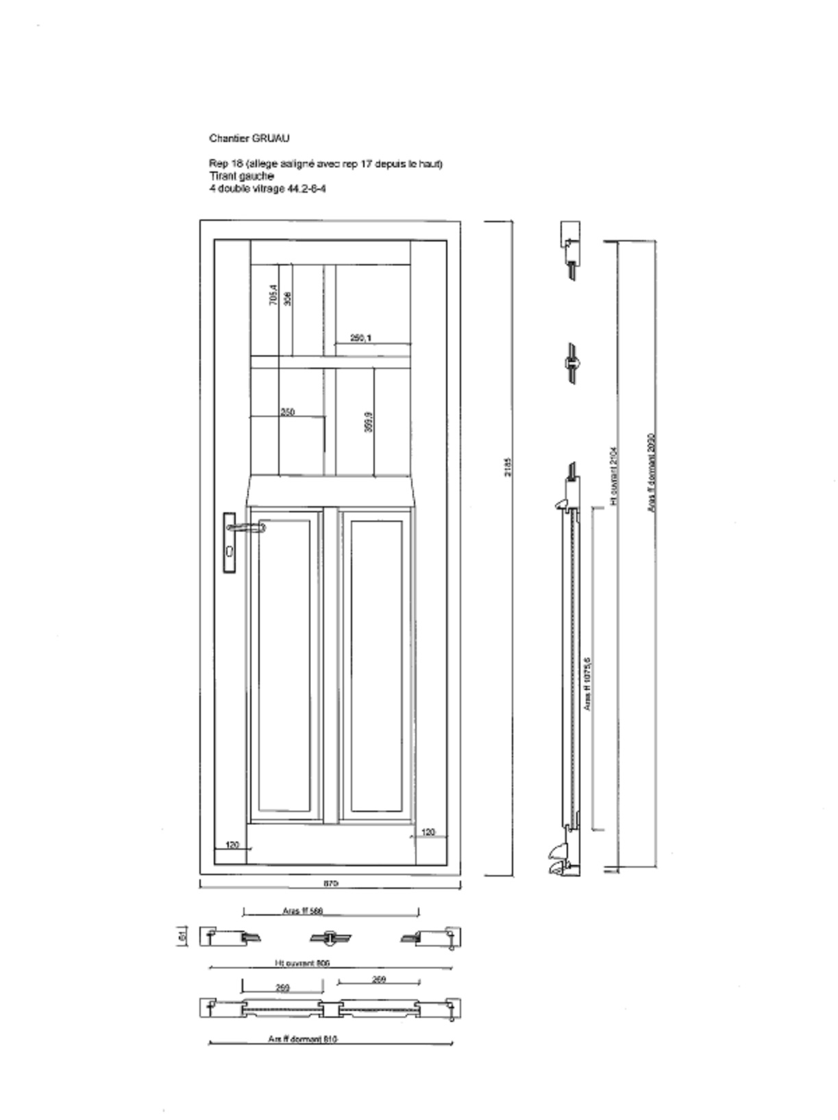 dessin menuiserie 3 – 1 rue de Beauséjour